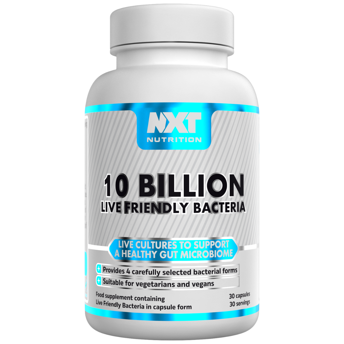 NXT Nutrition 10 Billion Live Friendly Bacteria – Protein Bargain Wholesale