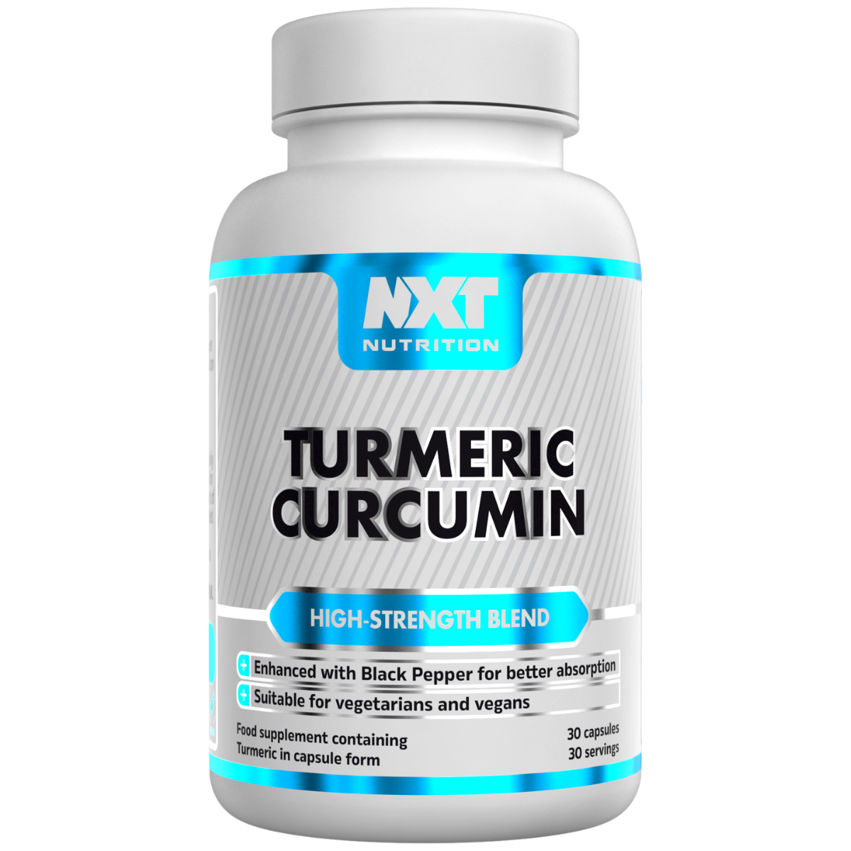 NXT Nutrition Turmeric Curcumin 30 Capsules – Protein Bargain Wholesale